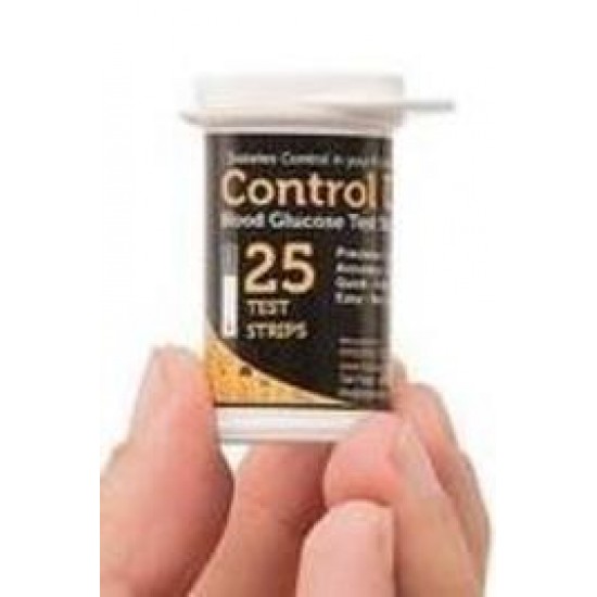Control D Gulcometer Test Strip - 25 Strips Pack | Buy Online at best ...