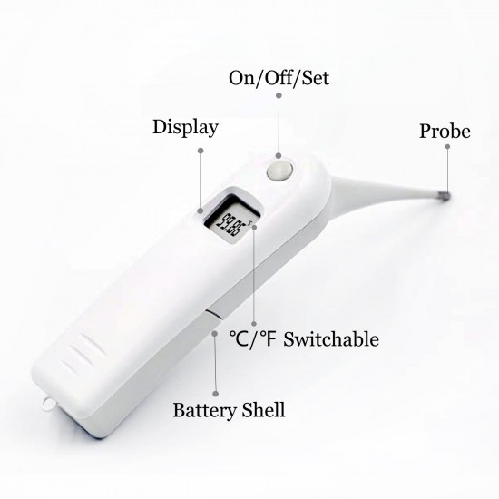 Entero Digital Vet Thermometer for Animals (Professional Veterinary ...