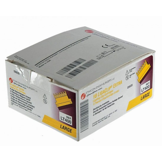 Ethicon LIGACLIP LT400 Extra Ligating Clips (Box of 18)|Buy Online at ...