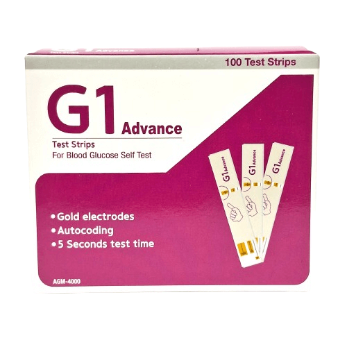 G1 Advance Test Strips 100 Strips Pack (2x50) |Buy Online at best price ...