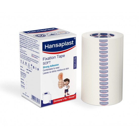 Hansaplast Soft Fixation Tape 7.5cm x 9.14m | Buy Online at best price ...