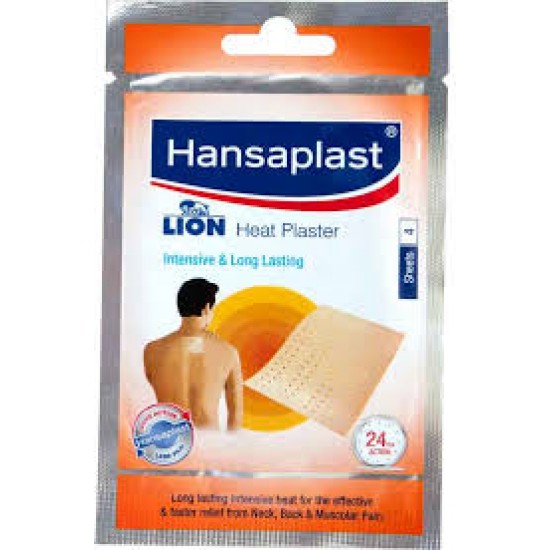 Hansaplast Lion Heat Plaster 4's Sheets - Pack of 12 | Buy Online at ...