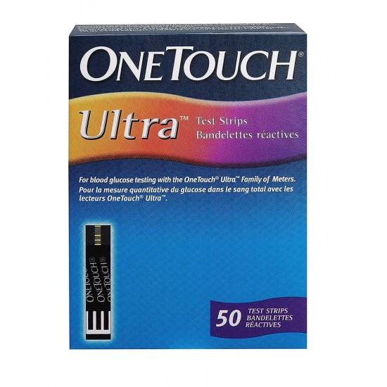 Onetouch Ultra Test Strips - 50 Strips (2x25 Pack))|Buy Online at best ...