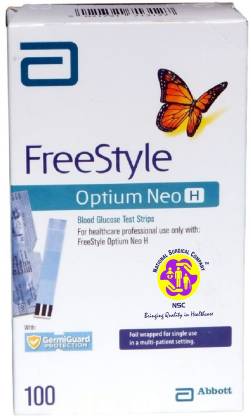 Abbott Freestyle Optium Neo H Test Strips - 100 Strips Pack |Buy Online ...